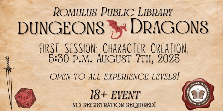 Romulus Public Library – Serving Romulus and Huron Township